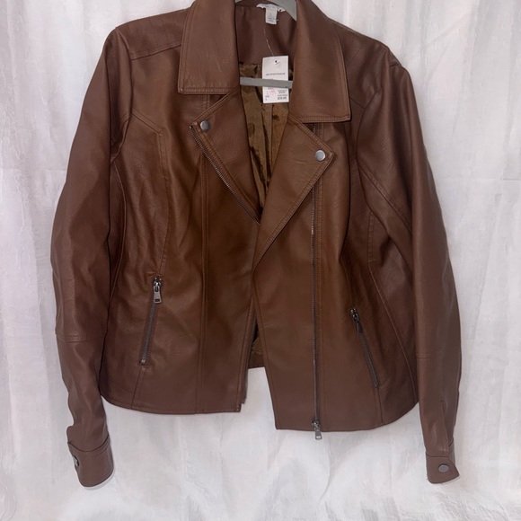 Cato | Jackets & Coats | Cato Rich Brown Leather Jacket | Poshmark